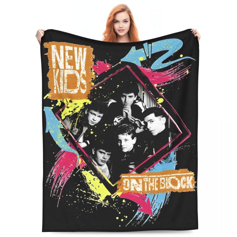 Relax New Kids On The Block Tour Album Blanket Merch Room Decorative ...