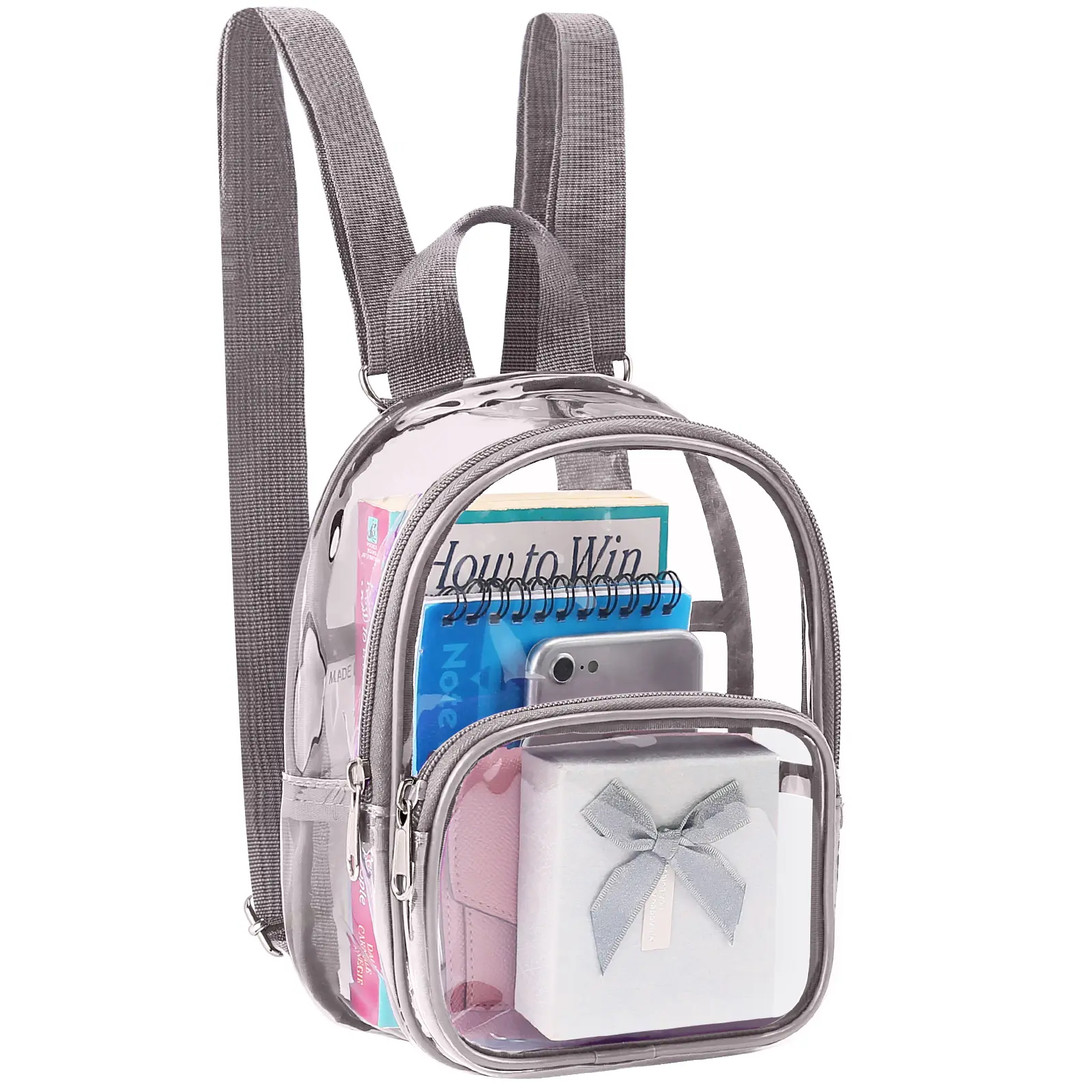 Mossio Clear Mini Backpack Stadium Approved, With Reinforced Straps ...