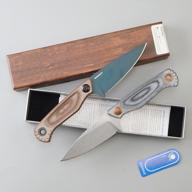 Model 203 Small Straight Blade Knife with Sheath, Linen High-End Non ...