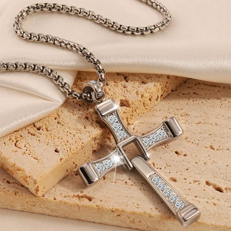 Inspired Cross Necklace by KEYCHIN - Empowering Pendant for Active ...