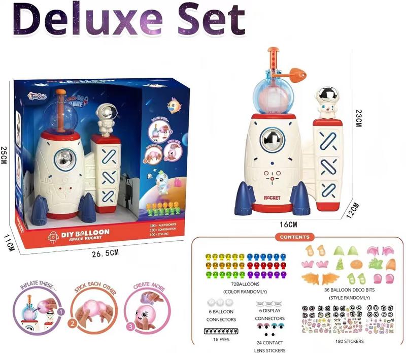 DIY Space Magic Balloon Craft Kit, Sticker Decorated Balloons Toy for ...
