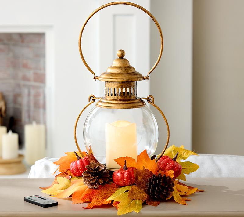 Home Reflections Indoor/Outdoor 13" Hanging Lantern