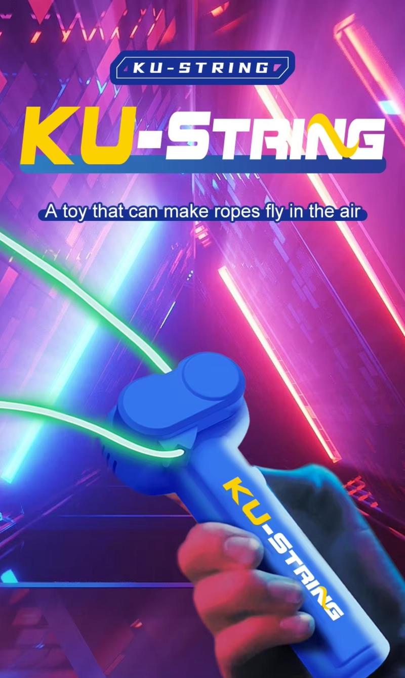 UK-STRING - The Original Glow-In-The-Dark String Shooter Toy w/ Dual ...
