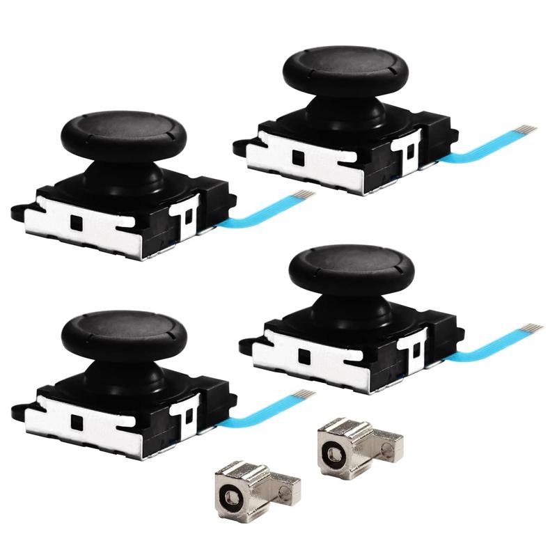 4 Pack Joystick Analog Thumb Stick for Joy Con Controller Joycon Repair ...