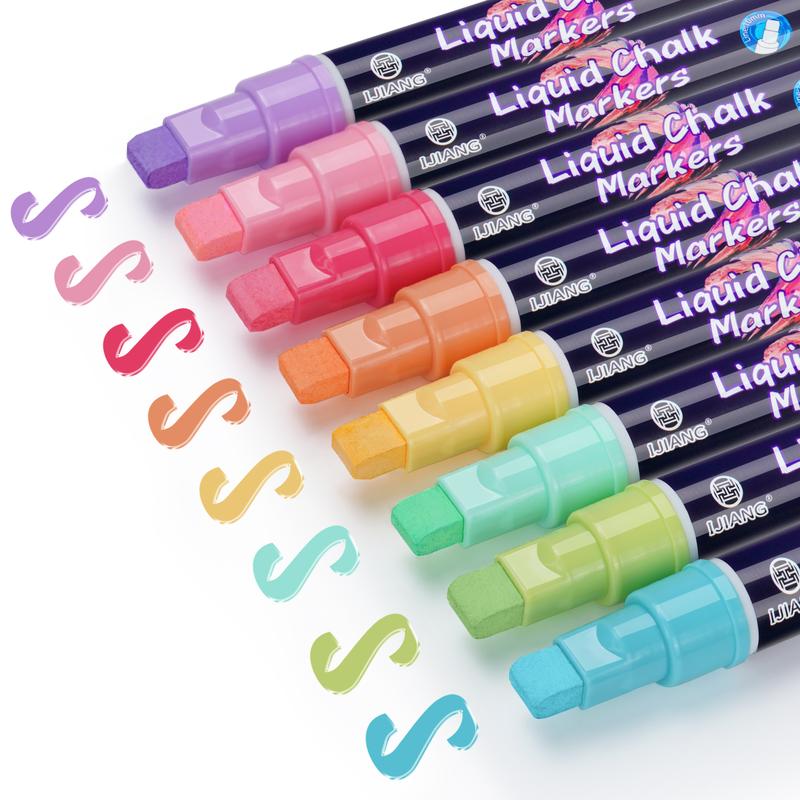 Extra Large Chalk for Chalkboards Macaron Color Liquid Chalk Set ...