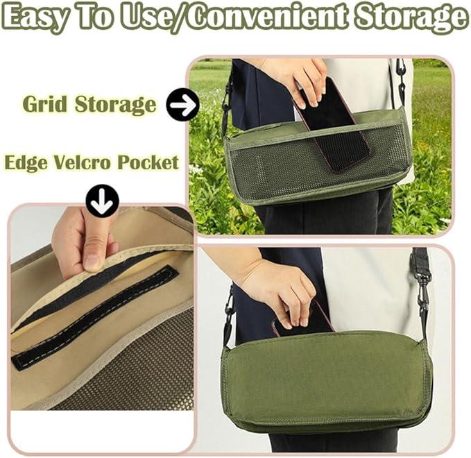 Foldable Backpack Stool, Portable Mini Outdoor Camping Folding Seat ...