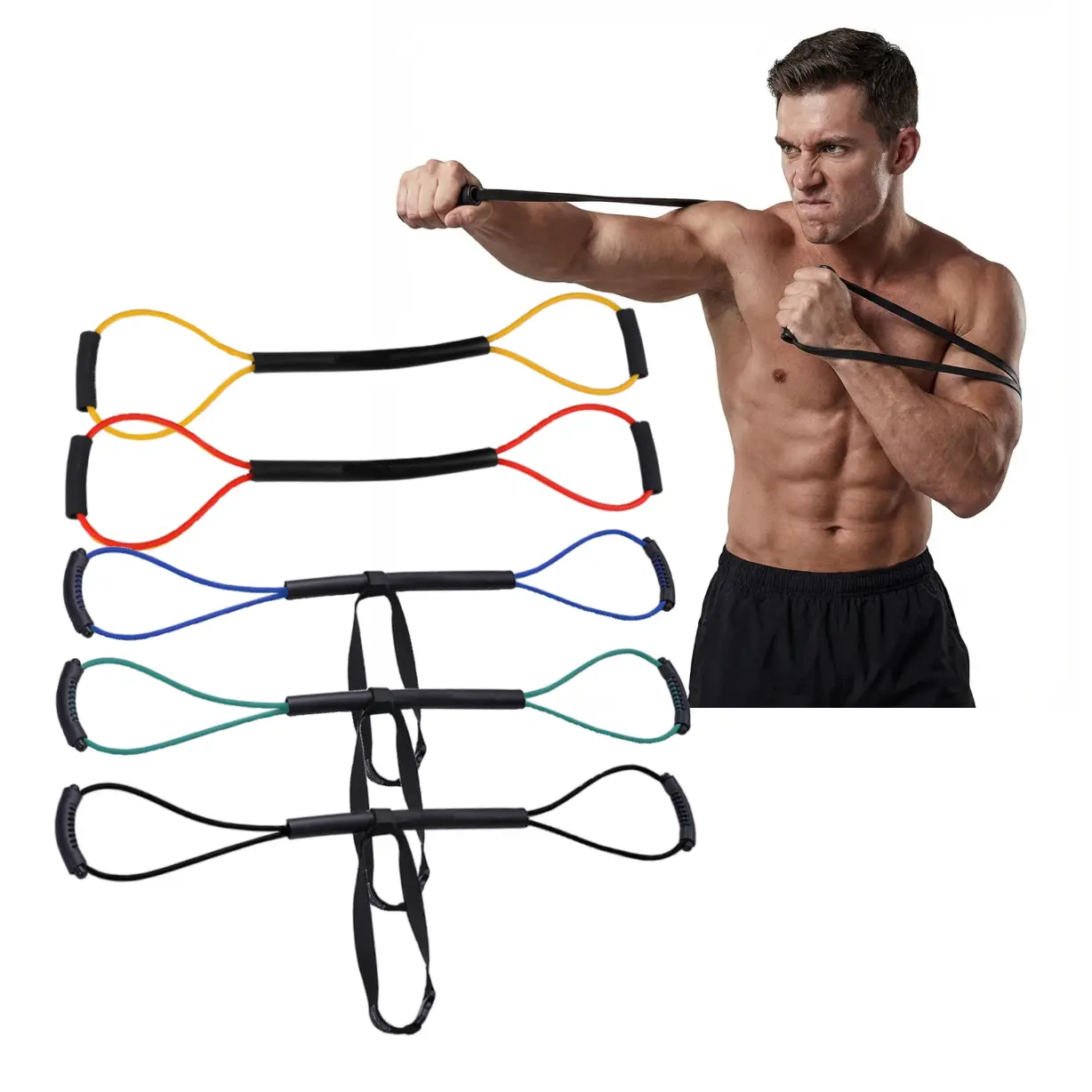 Boxing Resistance Band, Boxing Band for Boxing Kickboxing Gym Workout ...