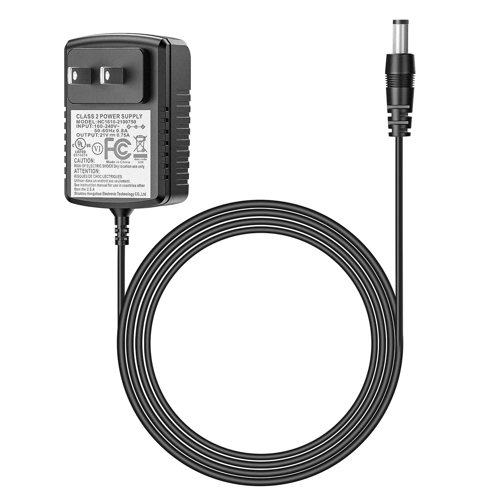 Seesii Lithium Battery Charger,21V 0.75A Battery Adapter,Power Supply ...