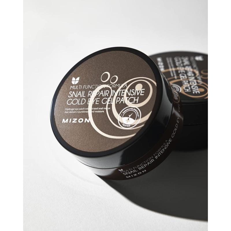 MIZON 24K Gold and Snail Mucin Hydrogel Under Eye Patches for Puffy ...