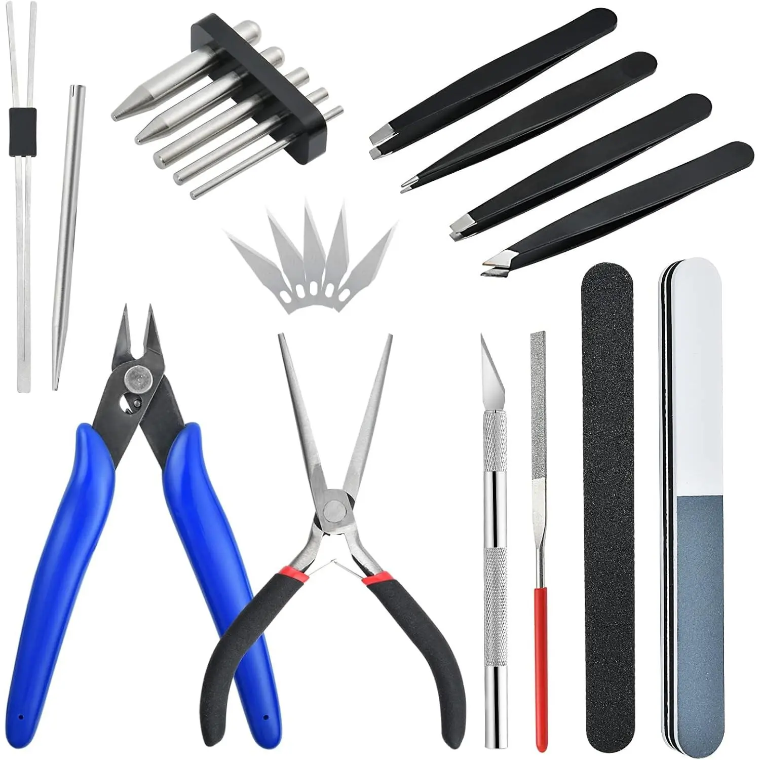 22 count Metal DIY Model Tool Sets Metal Earth Model Kits, 2 Nose ...