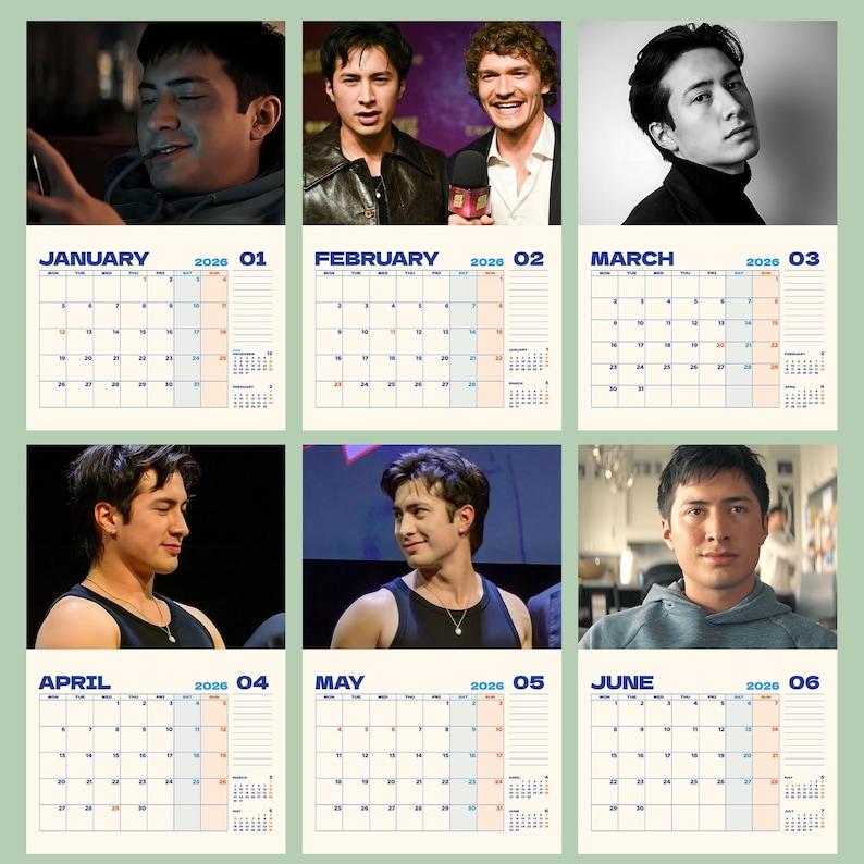 Heated Rivalry 2026 Calendar, Hudson Williams 2026 Calendar, Male ...