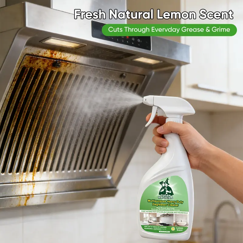 CLEAN MAGICIAN Multipurpose Heavy Duty Degreaser Cleaner 16.9 FL.OZ ...