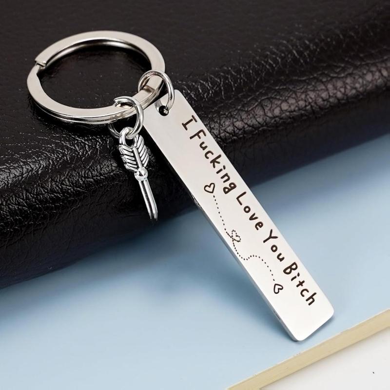 Best Friend Keychain for Women, Stainless Steel Key Chain Engrave I ...
