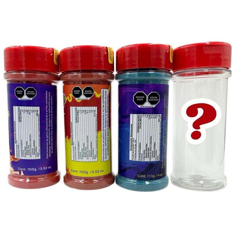 Heat Trio Kit + Surprise Flavor Extra Lime bottle snack flavor Chile ...