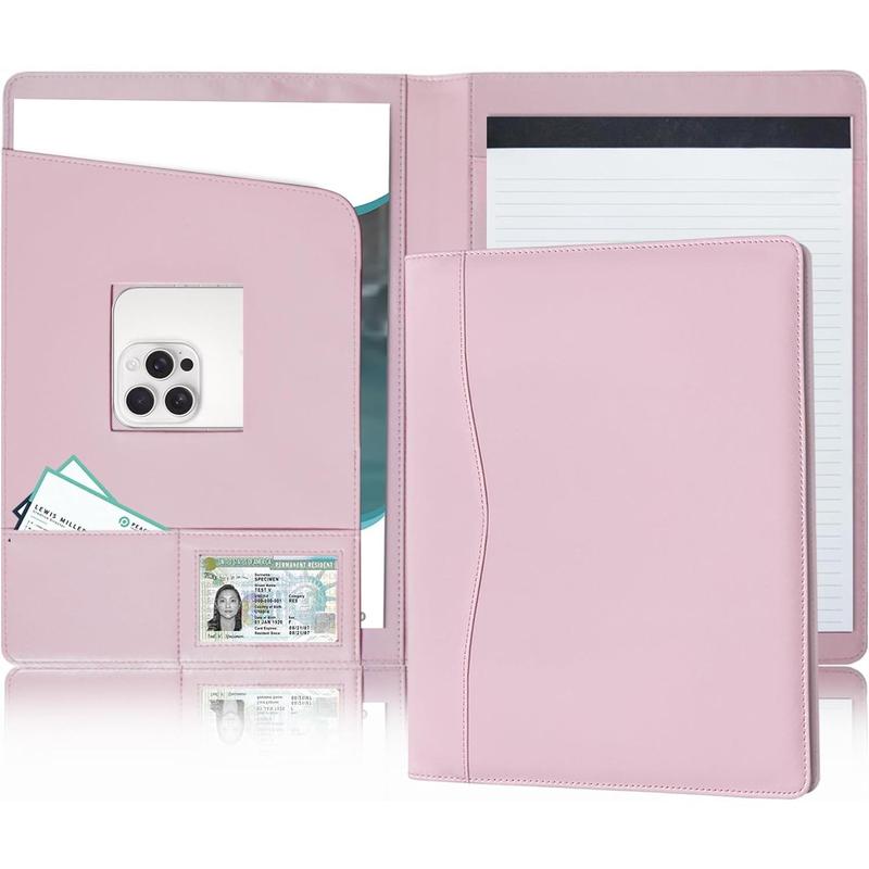 Padfolio Portfolio Organizer Legal Pad Holder Padfolio Folder PU ...