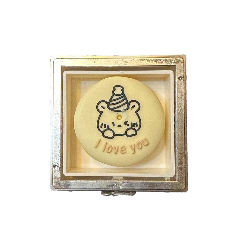 Bear Flip Ring Boxs Surprise Little Bear Cake Ring Box Candle Lighting ...