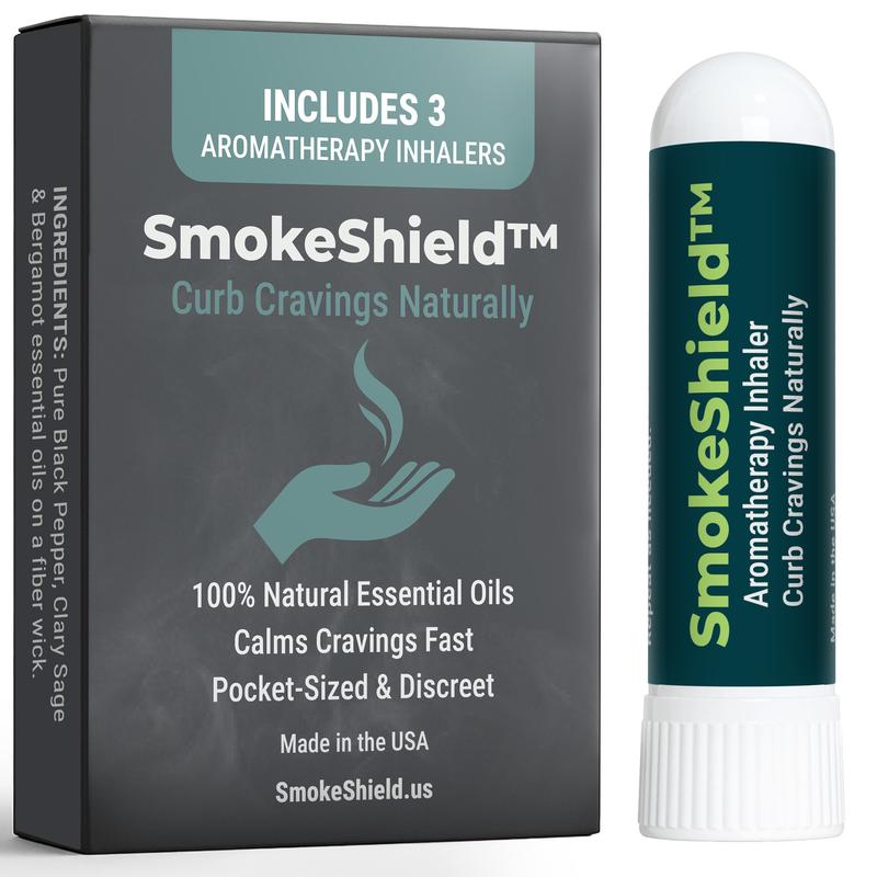 SmokeShield Aromatherapy Inhaler 3-Pack with Black Pepper – Use Daily ...