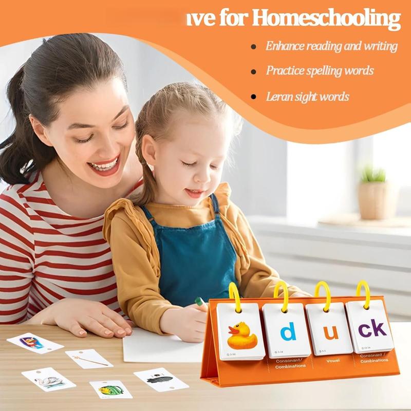 Phonics Flash Cards Learn to Read CVC Word Builder Games, Sight Words ...