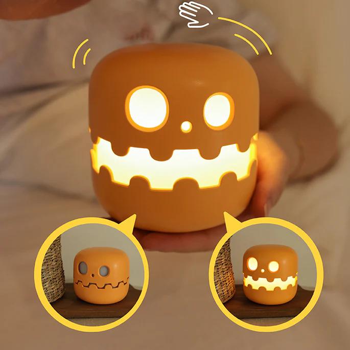2025 Press & Glow Pumpkin Light - Fidget Sensory Night Lamp, Spooky ...