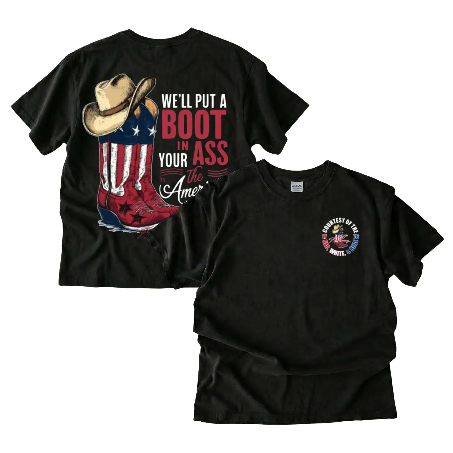 We'll Put A Boot In Your Ass Flag 250th Anniversary Flags Shirt, 4th Of ...