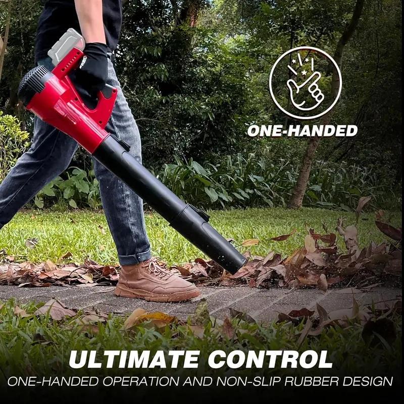 20V Cordless Leaf Blower with Battery & Charger Lightweight Handheld ...