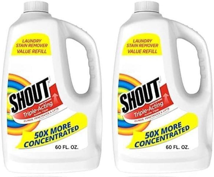 Shout Active Enzyme Laundry Stain Remover Spray, Triple-Acting Formula ...