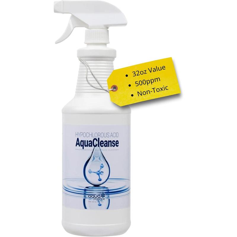 Hypochlorous Acid Spray - 500PPM 32oz Bottle For Cleaning - Dental ...