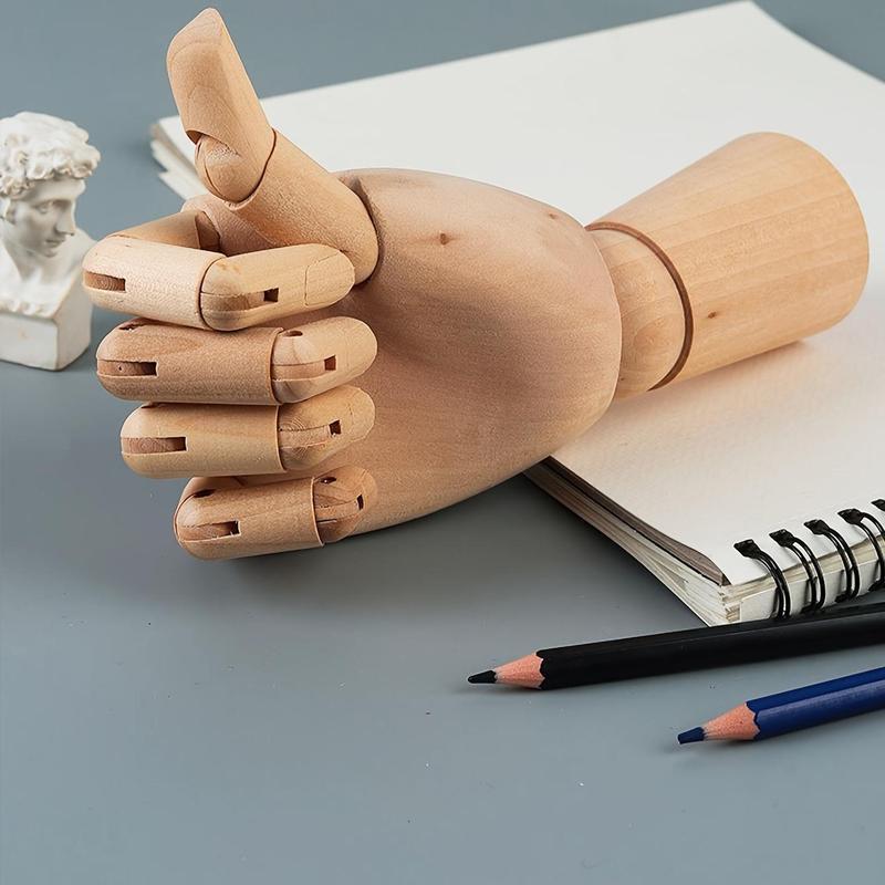Wooden Hand Model, 1 Count Creative Articulated Hand Model, Decorative ...