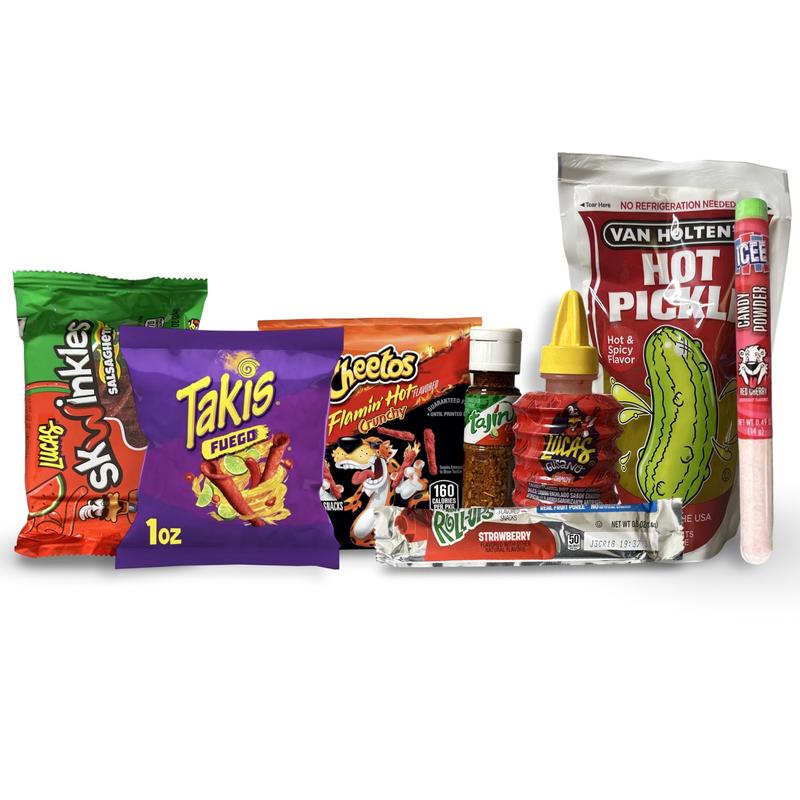 Ultimate Spicy Pickle Complete Chamoy Kit With Icee Powder, 8 Piece Kit ...