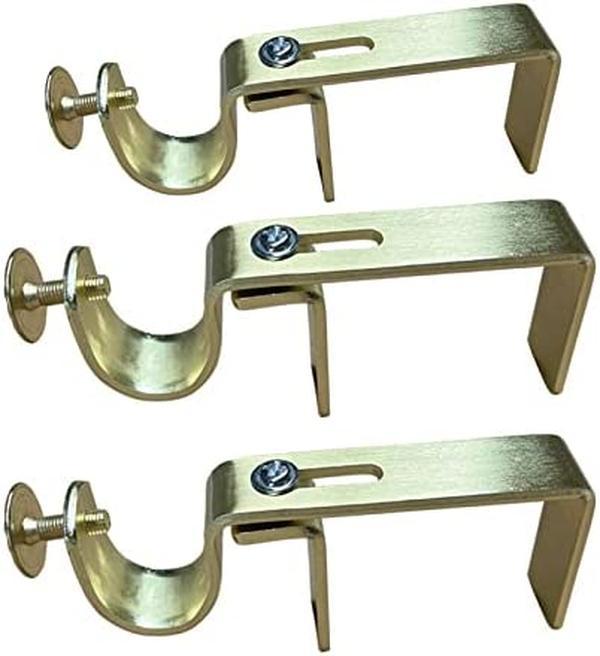 NoNo Bracket - No Drill Curtain Rod Bracket Attachment over Blinds ...