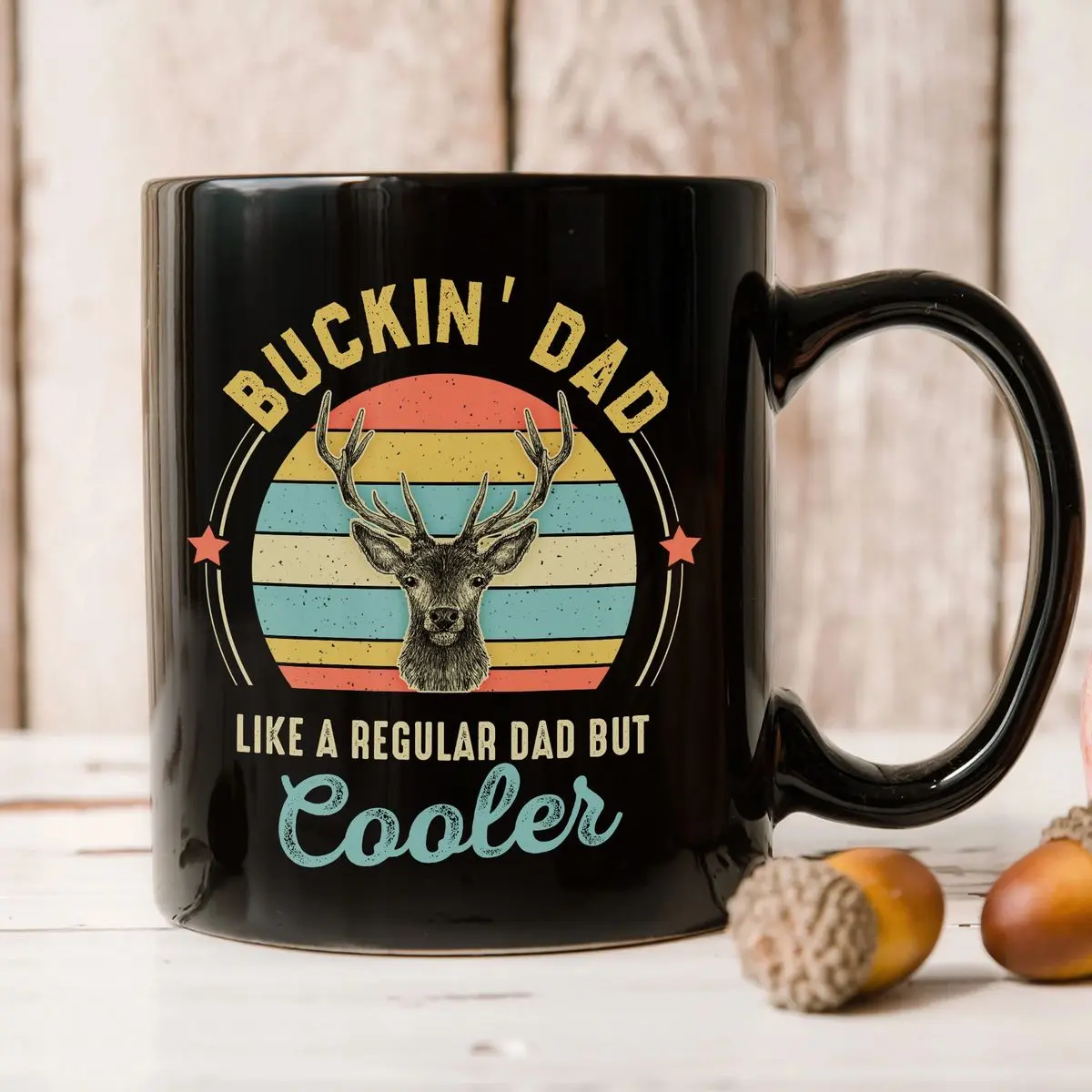 Buckin’ Dad Coffee Mug, Funny Cowboy Daddy Cup, Rustic Western Father ...