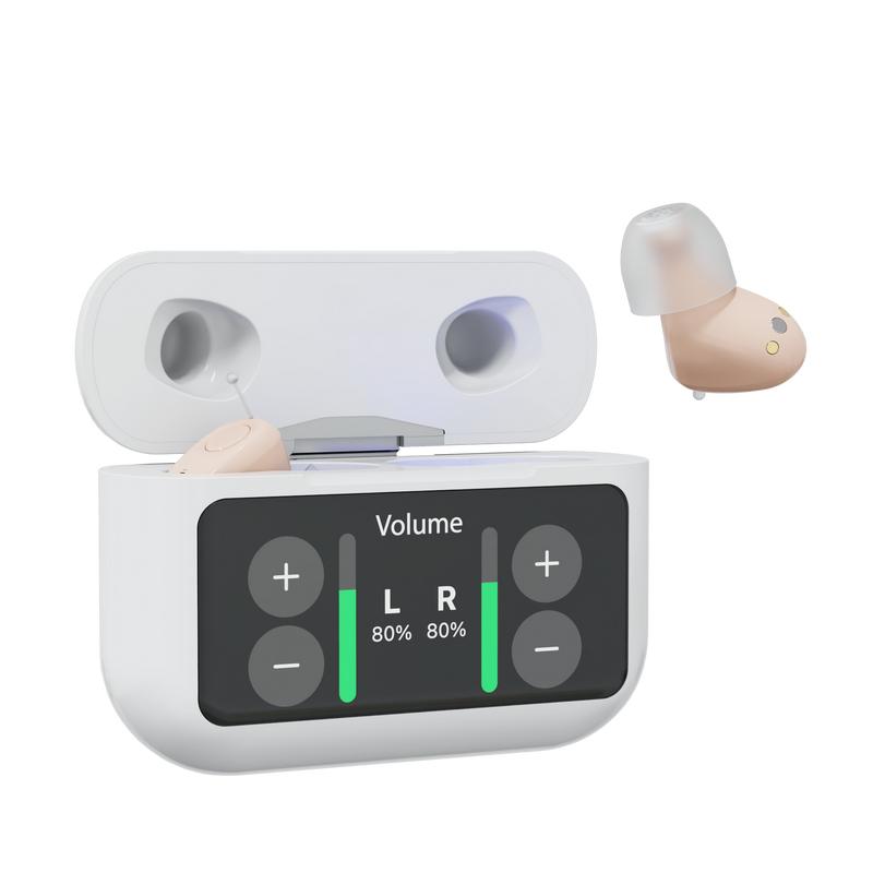 Audien Atom X OTC Wireless Rechargeable Hearing Earbuds Audio Headphone ...