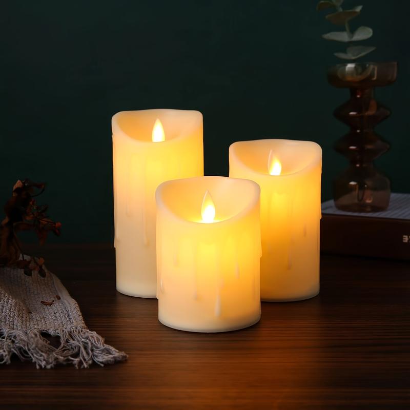 Electronic Candle Light with Swinging Flame Effect, Romantic Wedding ...