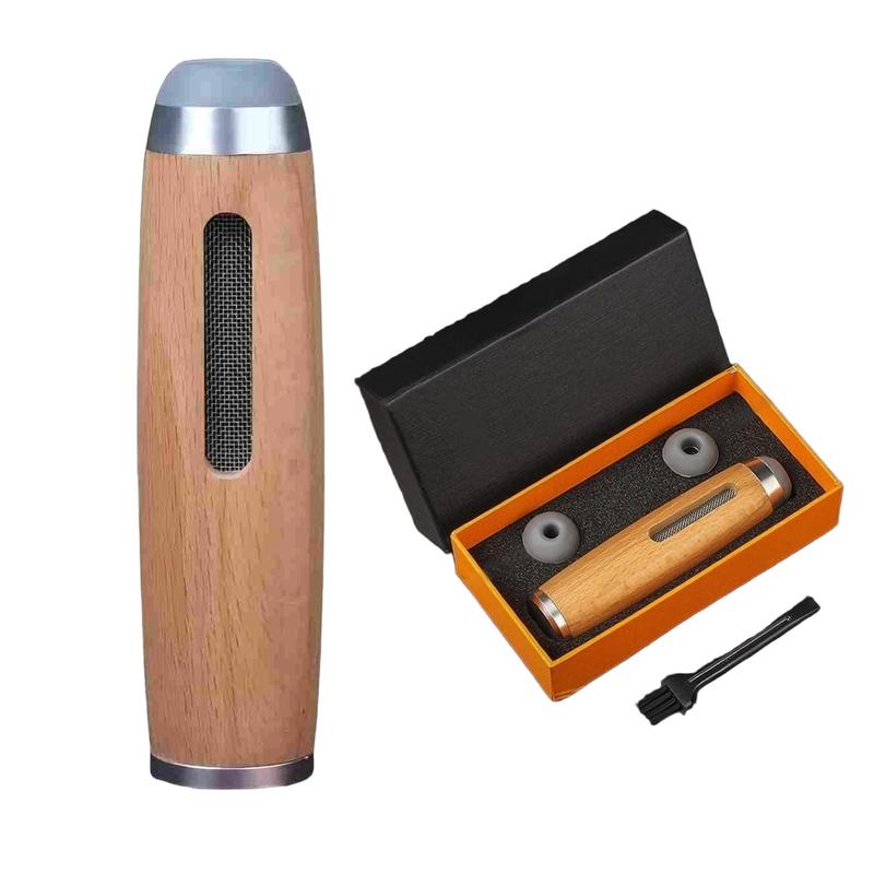 Mini Car Ashtray Wood Non-Dropping Ashtray Portable Car Smoking Non ...