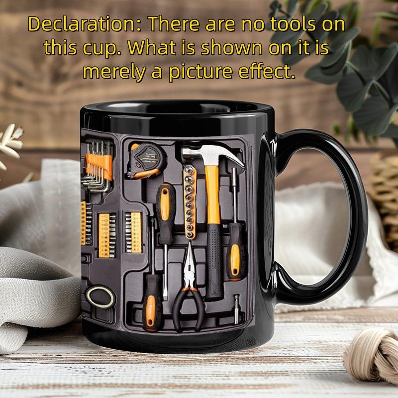 Creativity Funny Coffee Mug - Mechanic Toolbox Set pattern, 11oz Mug ...