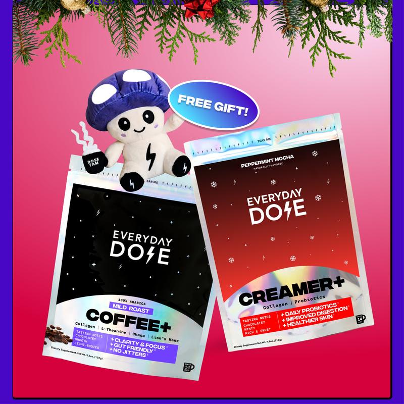 EVERYDAY DOSE 14 Serving Coffee+ & Peppermint Mocha Creamer+ with ...