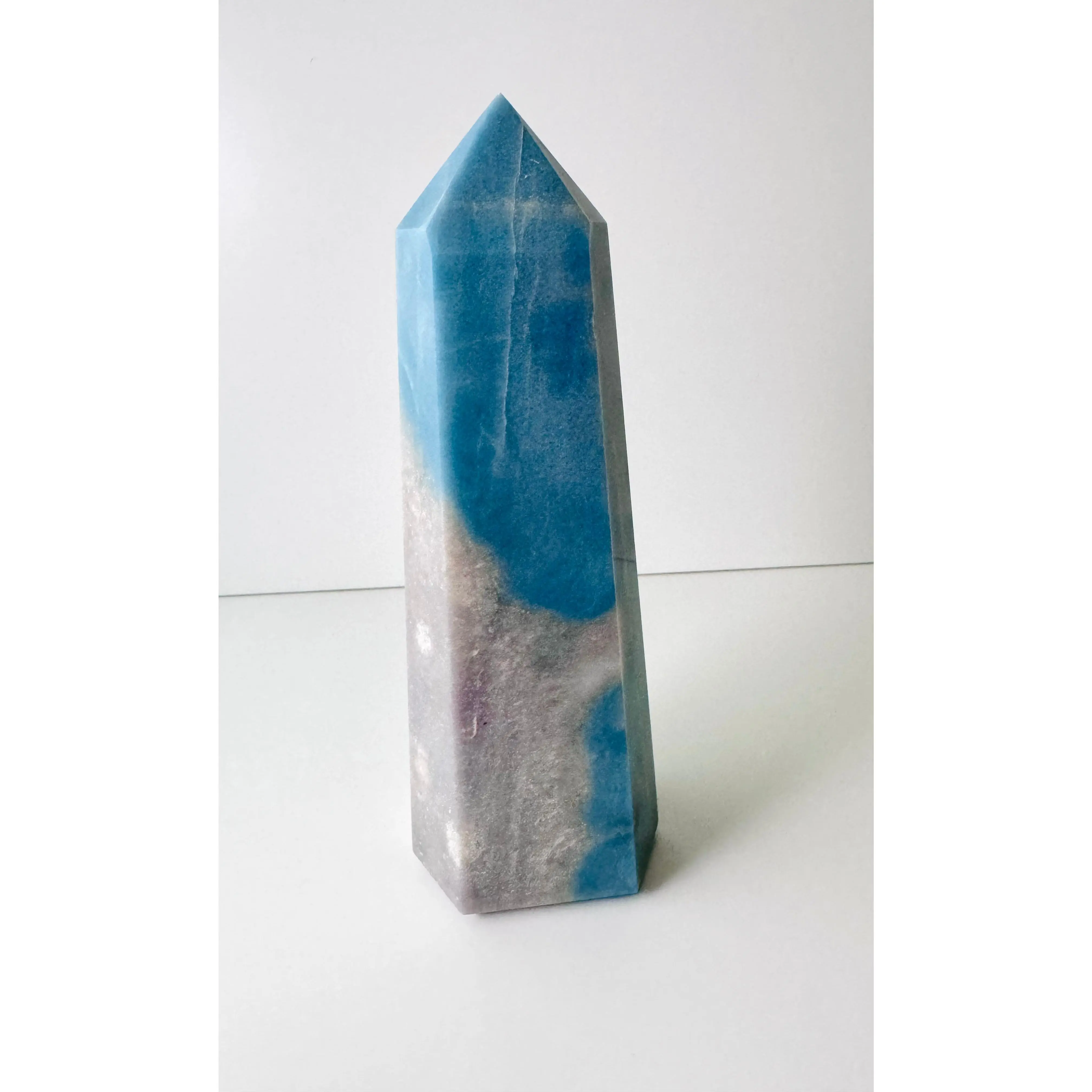 Trolleite Tower - Large Quartz Scorzalite & Lazulite for Upper Chakra ...