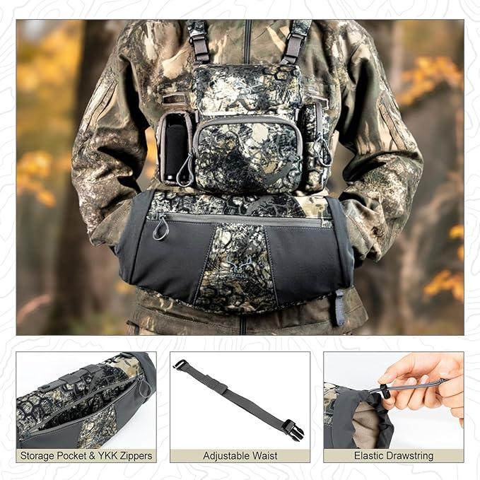 Hunting Hand Warmer Muff: Portable Fleece Waist Handwarmer Pouch ...