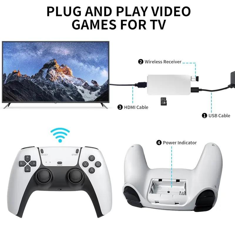 Retro Game Console, Multiple Retro Game Pads, Classic Game Pads, Plug ...