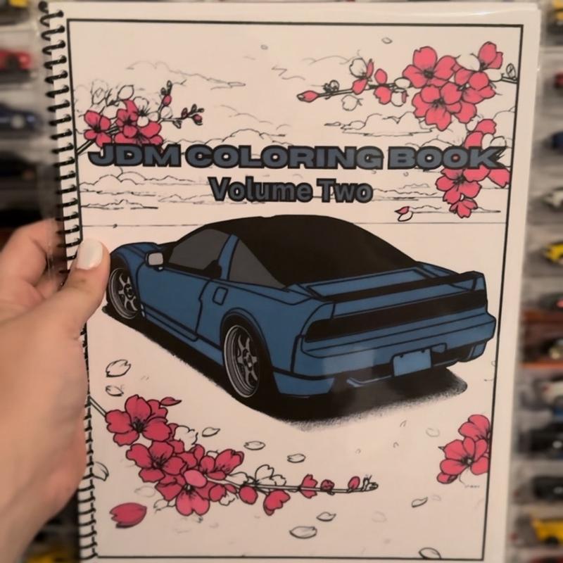 JDM Volume 2 Coloring Book - TikTok Shop
