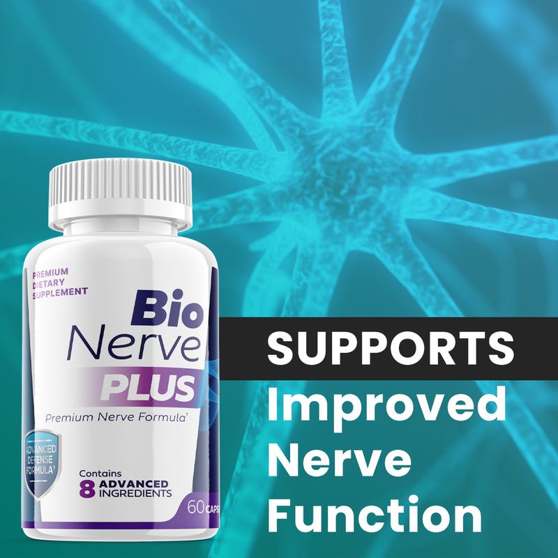 2-Bio Nerve Plus, Neuropathy Supplement Pills, Nerve Circulation and ...