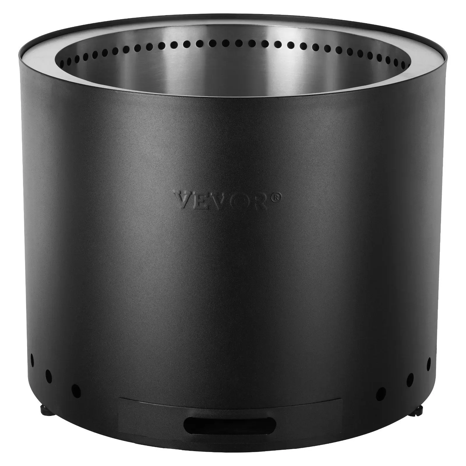 VEVOR Smokeless Fire Pit Stove Bonfire 19.3 in Dia Wood Burning ...