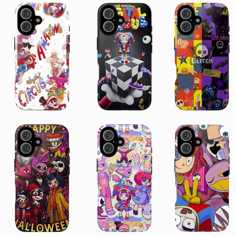 Amazing Digital Circus Tough Phone Case, Shockproof Heavy Duty Drop ...