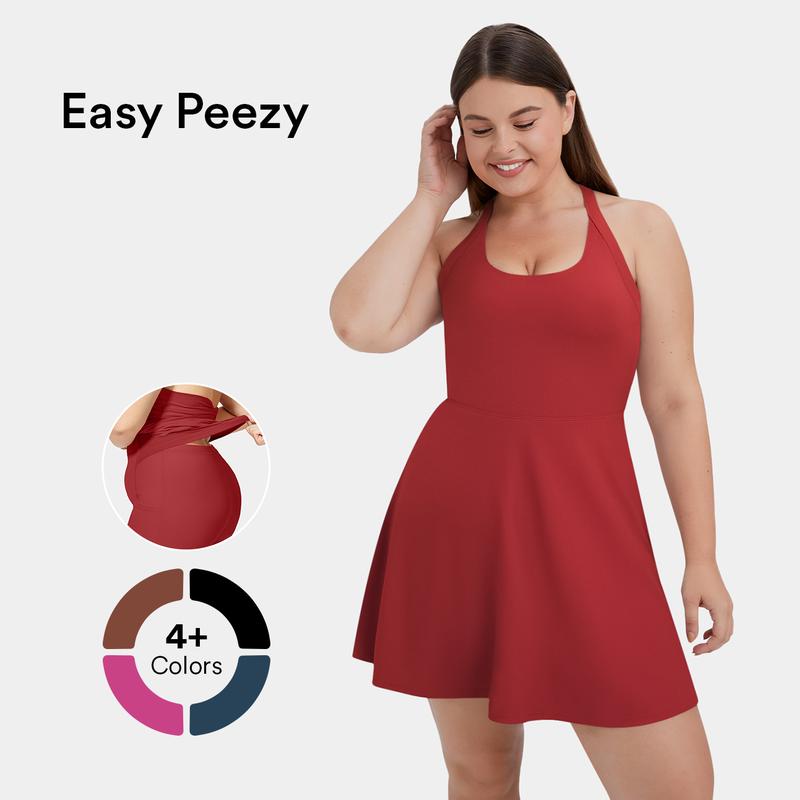 Halara Backless Criss Cross Active Plus Size Dress - Easy Peezy# ...
