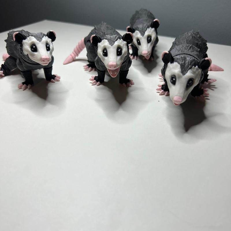 These are 3D printed baby possums Decor Decorative Gift Room - TikTok Shop