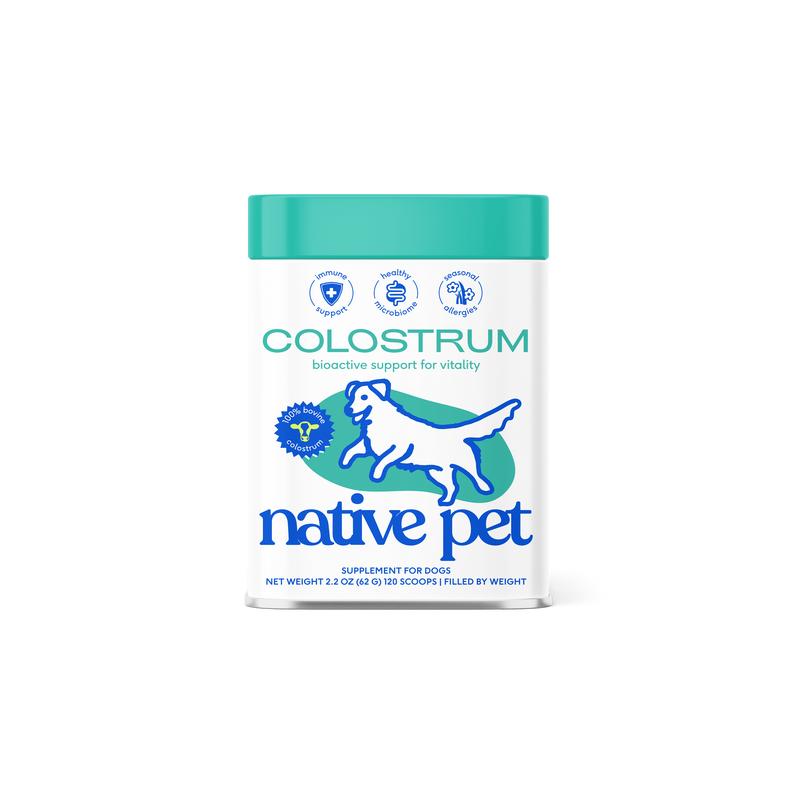 Native Pet Colostrum for Dogs – Bovine Colostrum Powder – Allergy ...