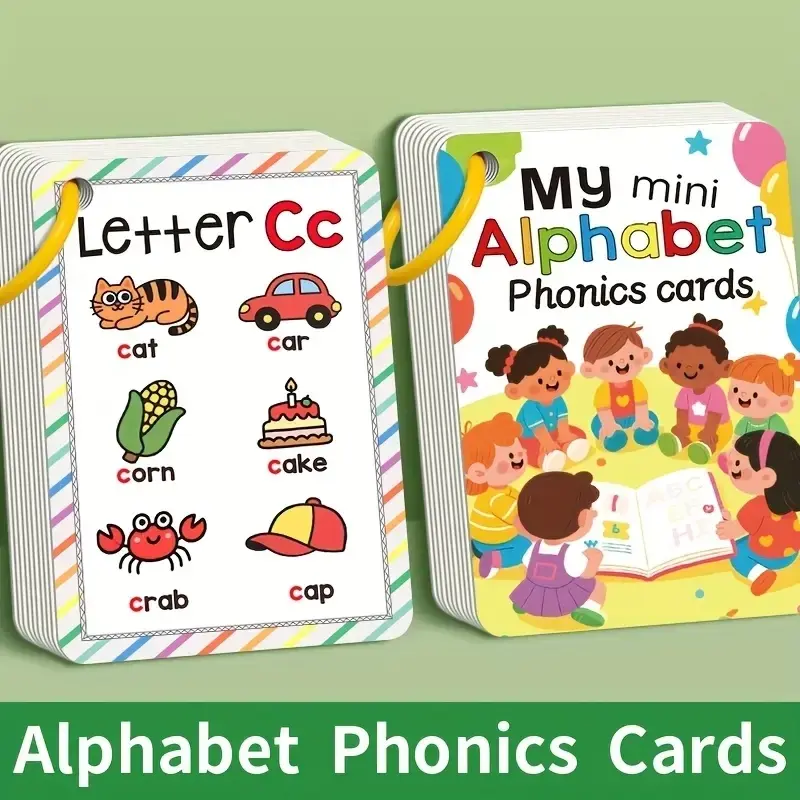 Alphabet Flashcards for Kids Early Education, Learning Colors Animals ...
