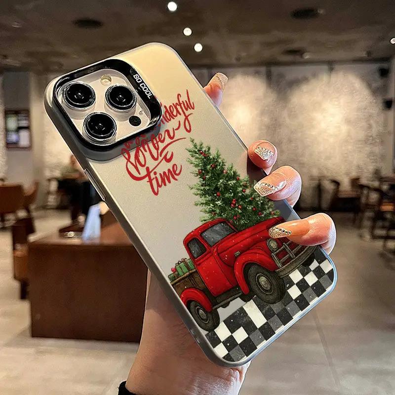 Christmas Truck Phone Case Compatible with iPhone17 16 15 14 13 12 11 ...