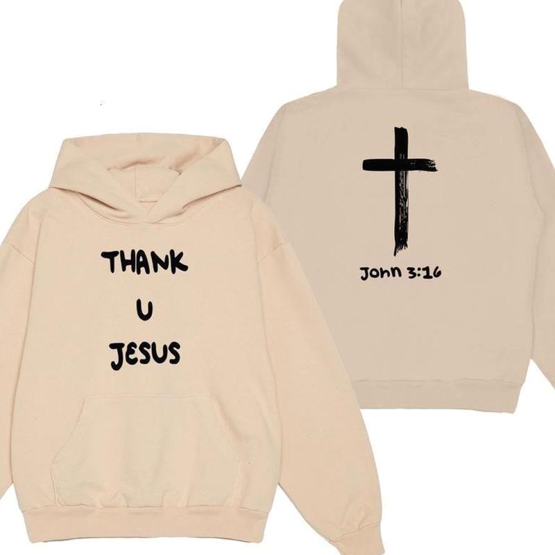 Daydrian Harding Thank U Jesus Sand Hoodie, Trending Christmas Unisex ...