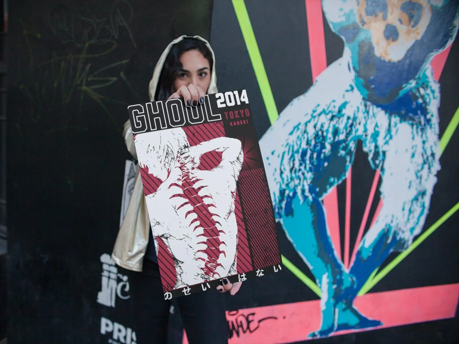 Tokyo Ghoul Poster - Ken Kaneki Office home decor - Spine art print ...